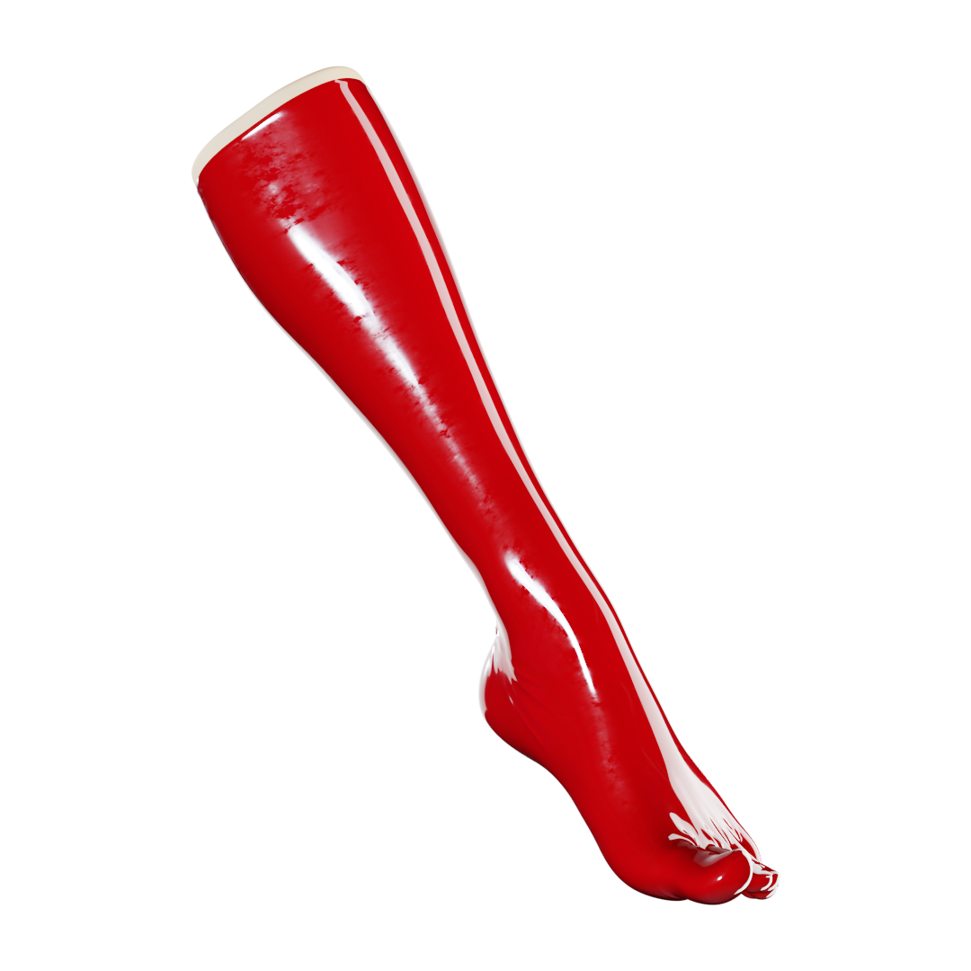 Lava Red Toe Socks (Knee High) – UniqDsn