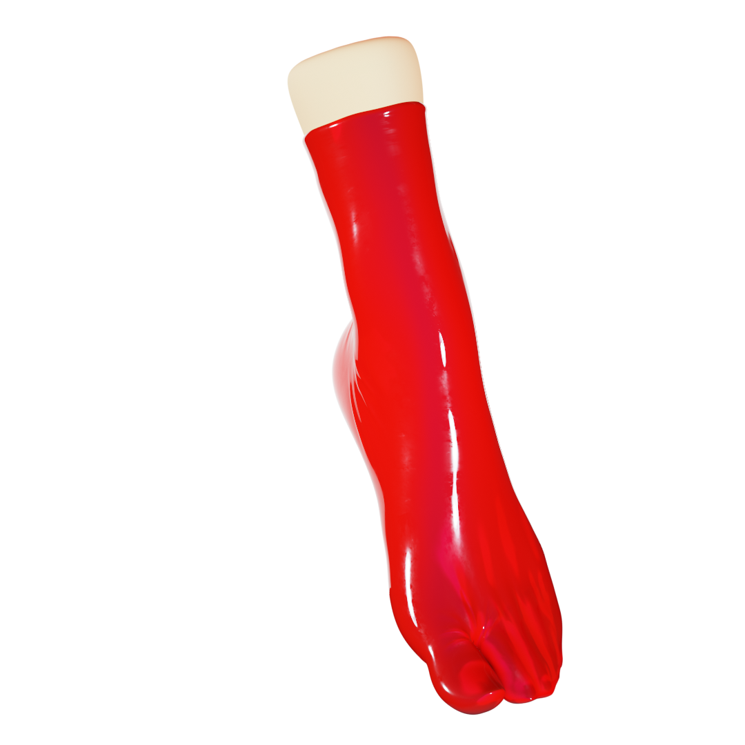 Lava Red Tabi Socks (Ankle High) – UniqDsn