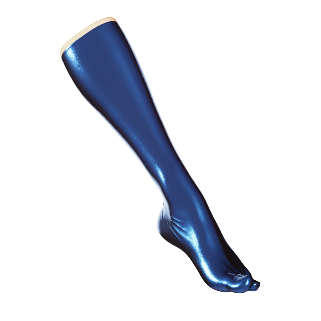 [P2] Blue Steel Toe Socks (Knee) – UniqDsn