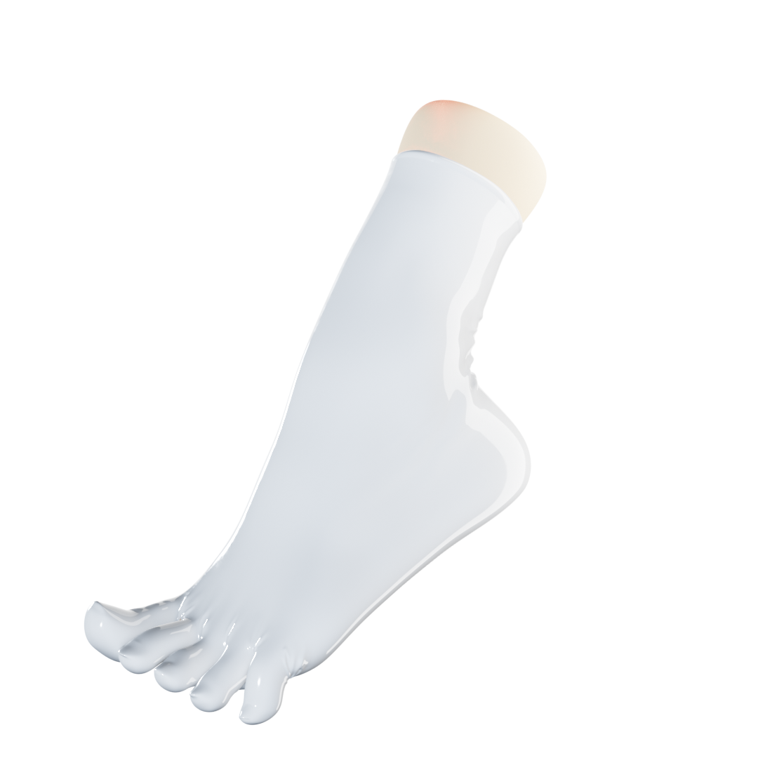 Pearl White Toe Socks (Ankle Length) – UniqDsn